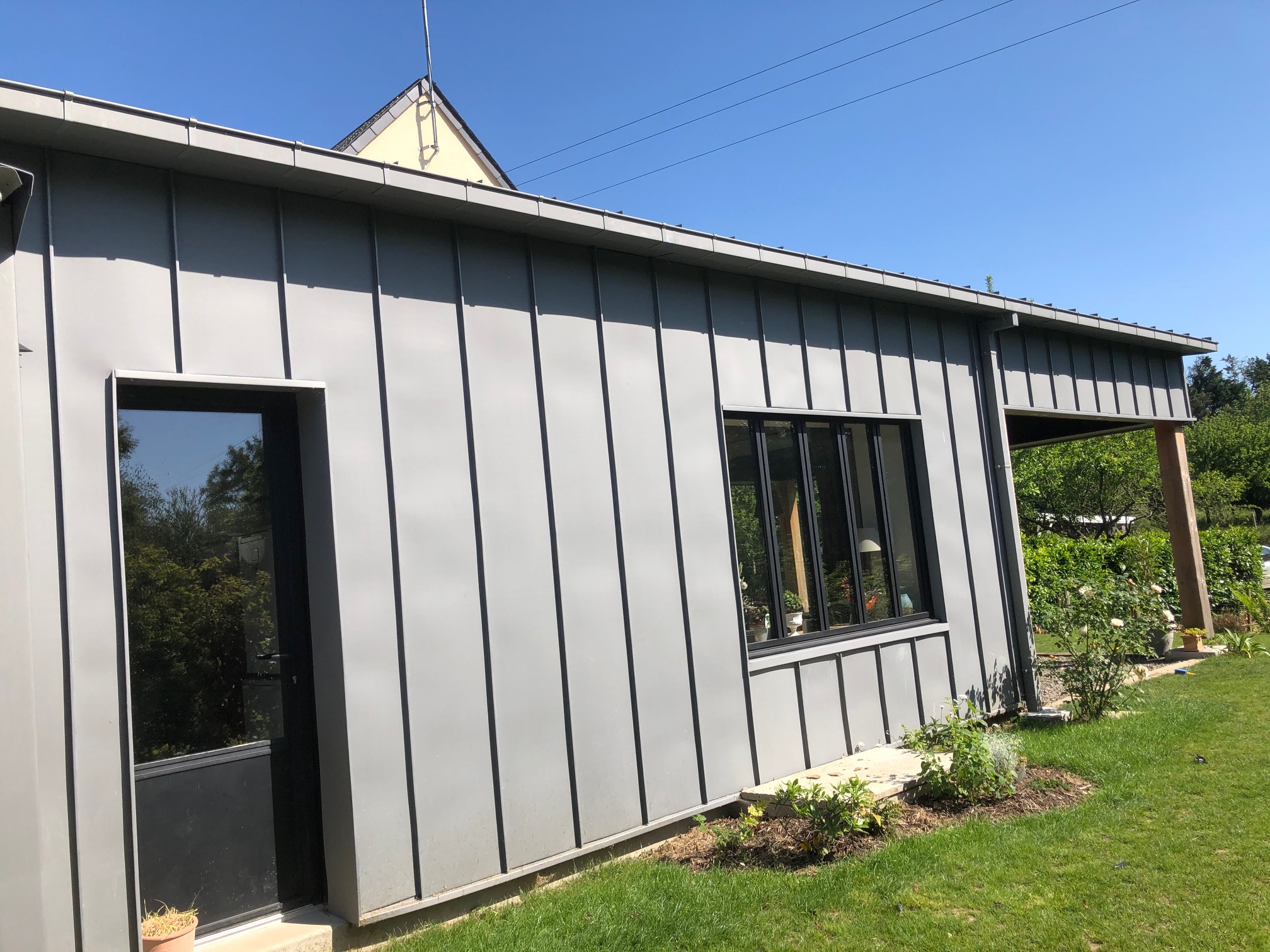 Bardage Zinc Et Bois